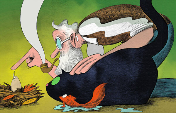 Jean-Blaise le chat, devenu papa poule - Le Courrier