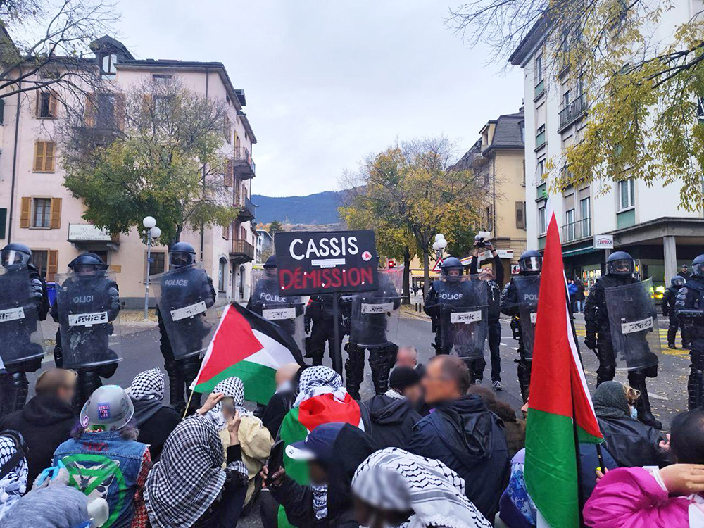 Manif pour Gaza: «Un grain de sable dans la machine» - Le Courrier